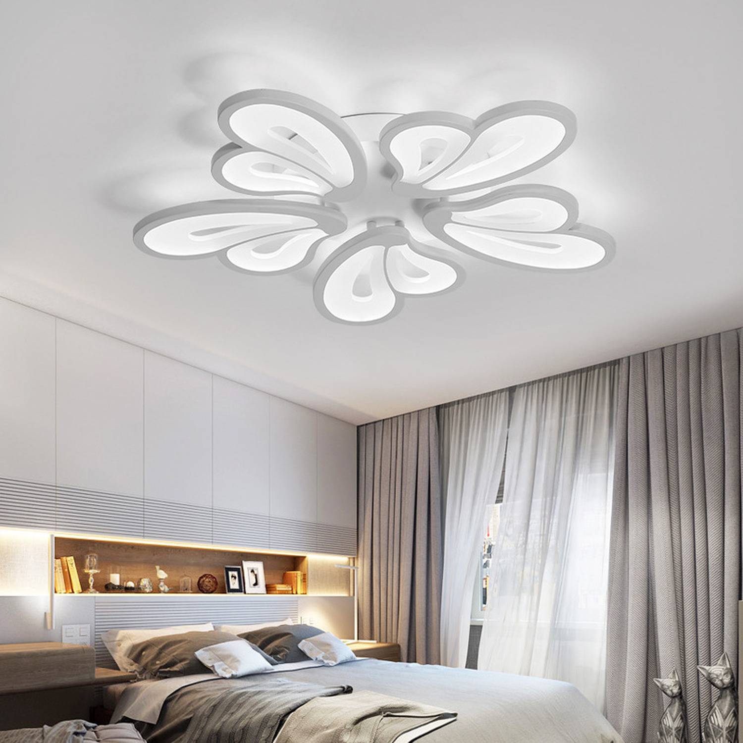 Lustra LED CLIO SMART Echivalent 500W Telecomanda 6541/5-WH – Lustreled