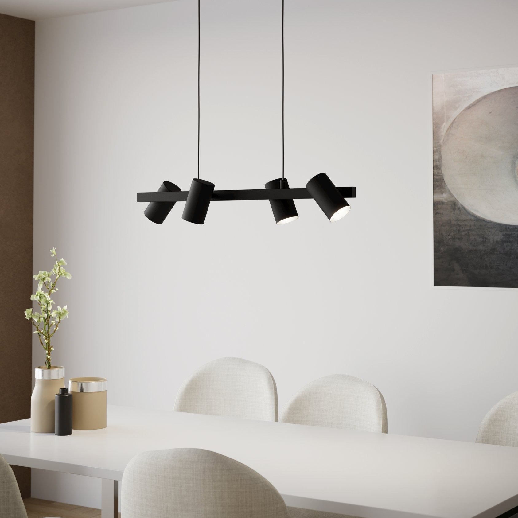 Lustra Suspendata GATUELA 1 Black 110CM 99463 – Lustreled