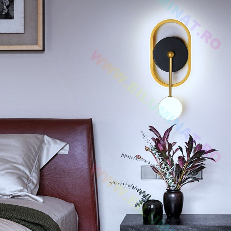 Aplica LED 32W Nordic Style Ovala 9116 – Lustreled