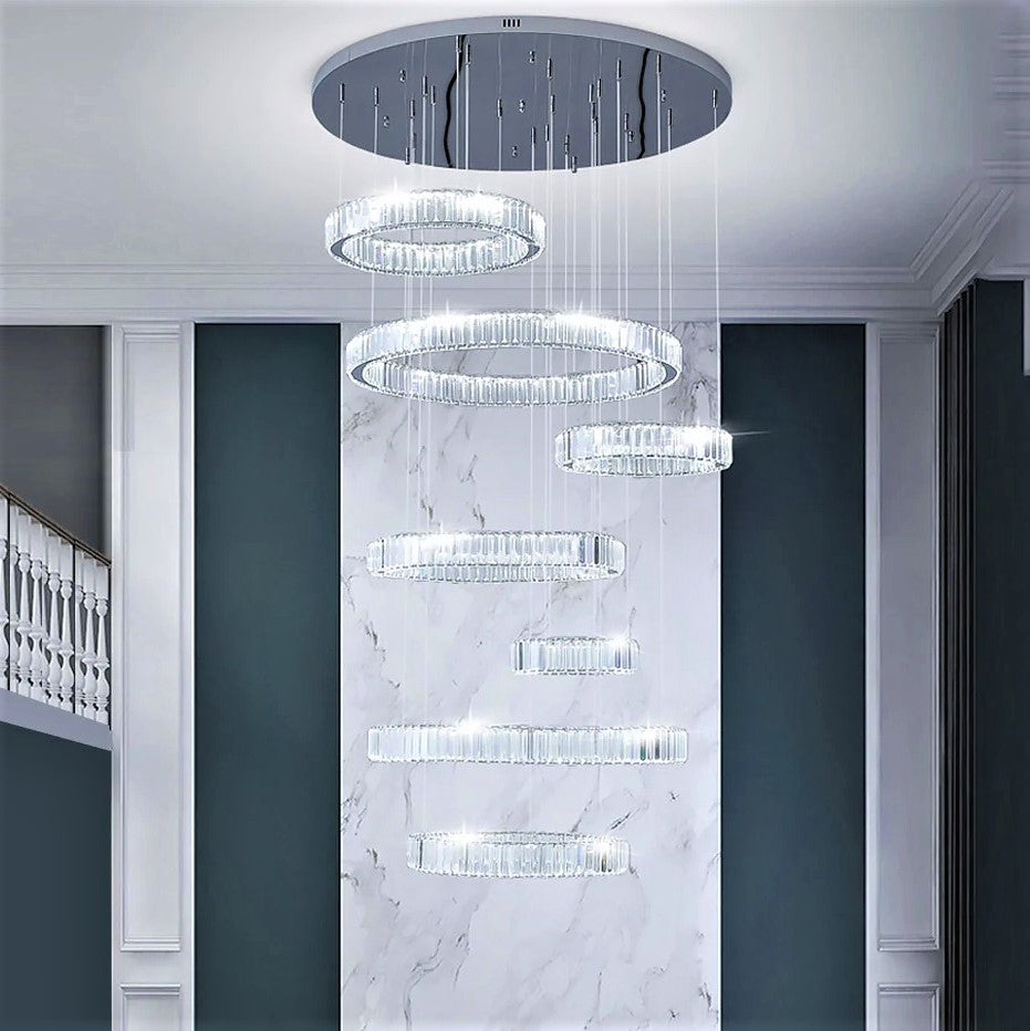 Candelabru LED 200W Cristal ROYAL ELEGANCE Telecomanda ROYAL-ELEG ...