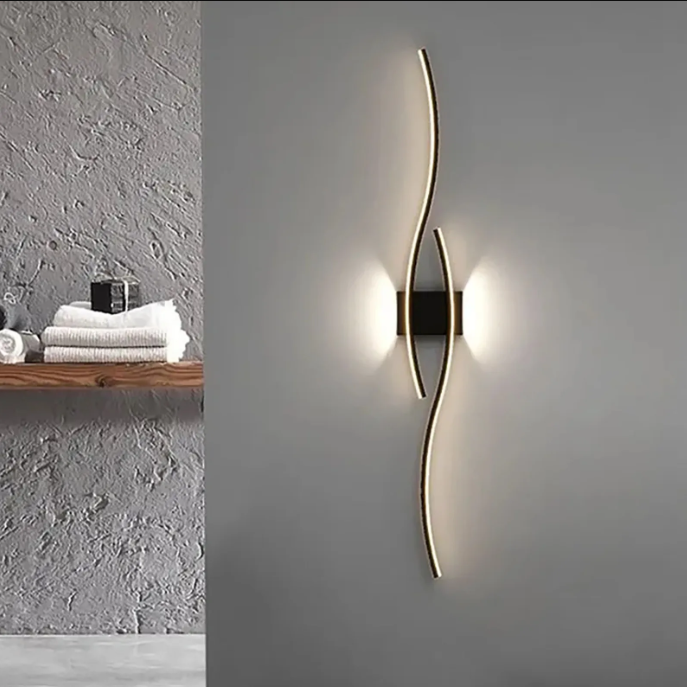 Aplica LED 44W 80CM Modern Style ZEN 9112 9112/800-BK – Lustreled